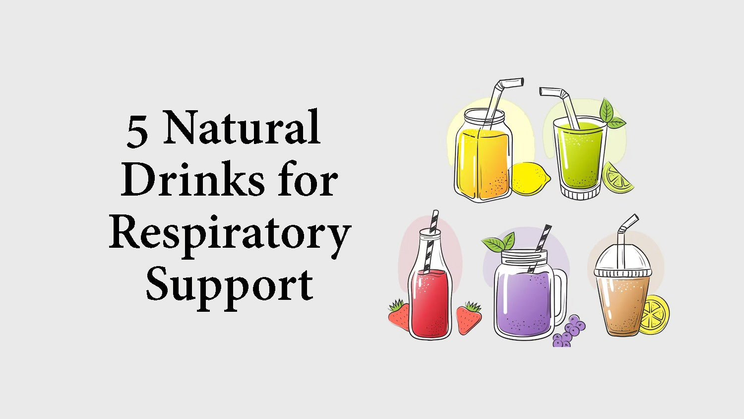 5 Natural Drinks for Respiratory Support – Fytika Healthcare Products
