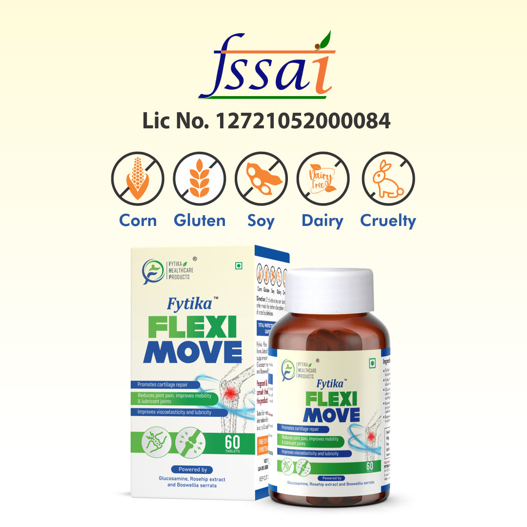 Fytika Flexi Move - Joint Support Supplement, Glucosamine, Rosehip, Bo ...