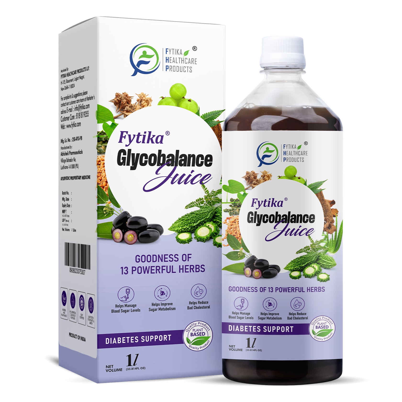Buy Fytika Glycobalance Juice control blood sugar & boost insulin ...