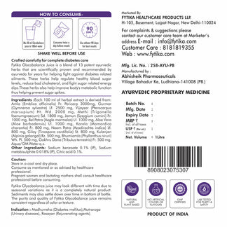 Buy Fytika Glycobalance Juice control blood sugar & boost insulin ...