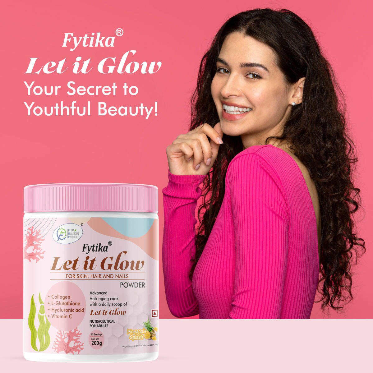 Fytika Let it Glow Collagen | Dietary Supplement for Glowing Skin, Hea ...