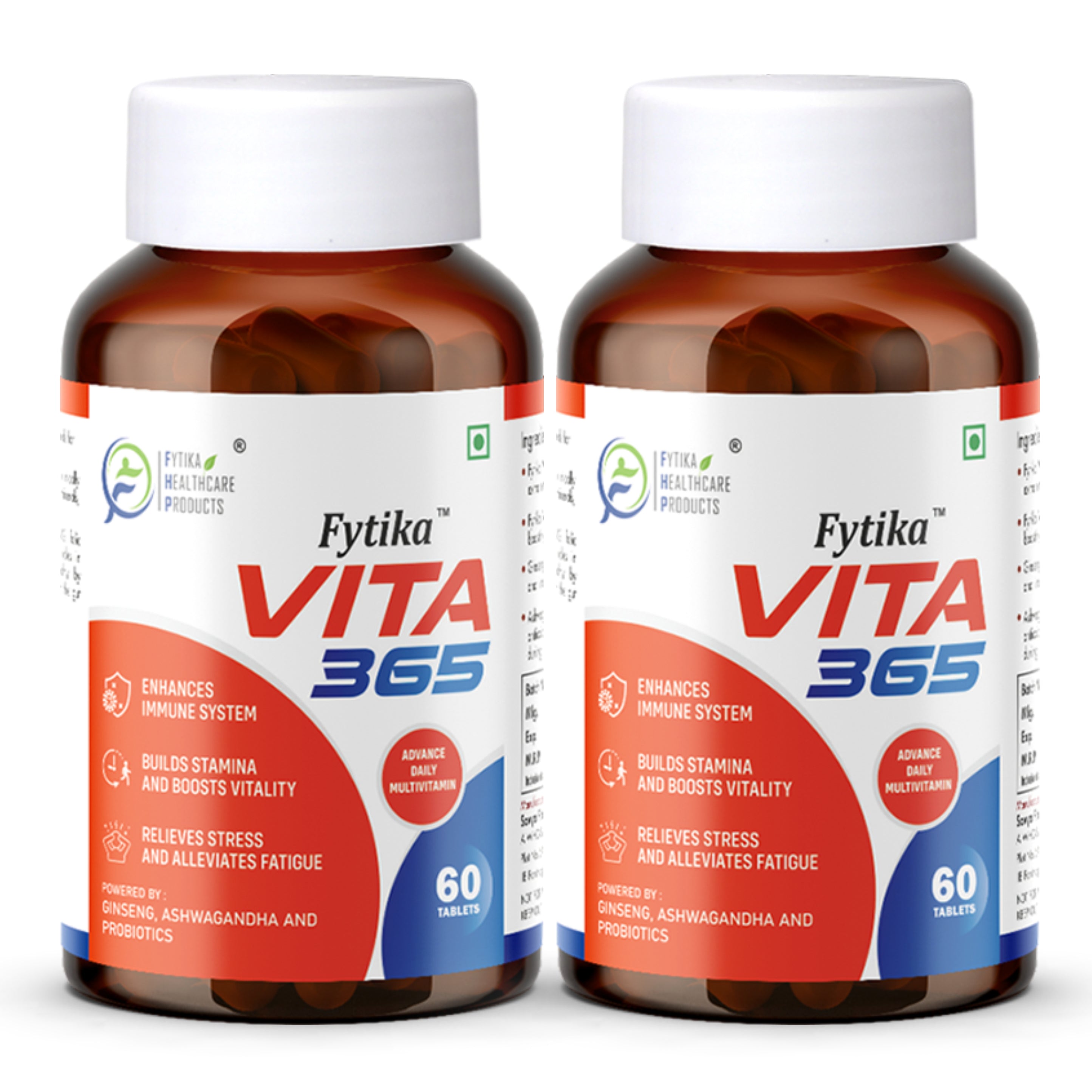 Fytika Vita 365 | Multivitamin for Men & Women With Probiotics Vitamin ...