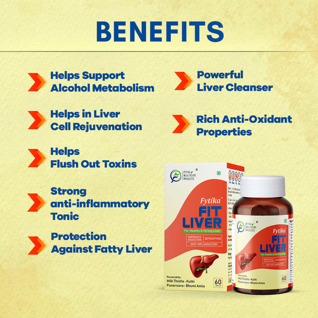 Fytika FIT LIVER For Healthy & Strong Liver - Enriched with Milk ...