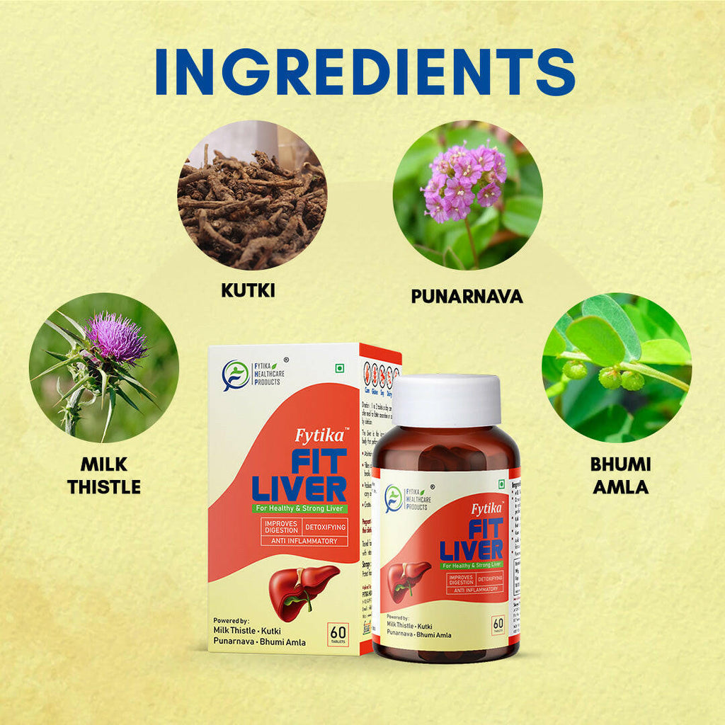 Fytika FIT LIVER For Healthy & Strong Liver - Enriched with Milk ...