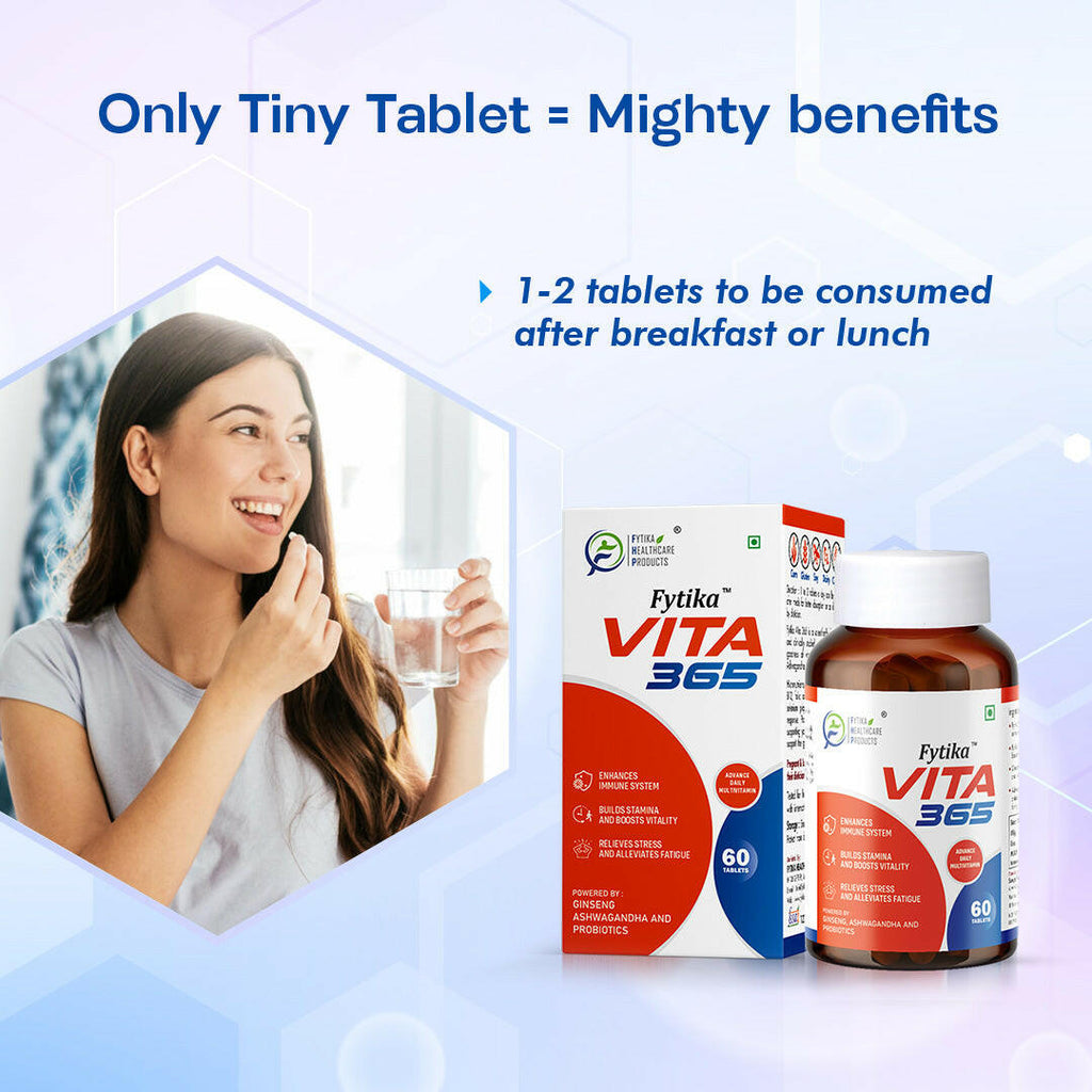 Fytika Vita 365 | Multivitamin for Men & Women With Probiotics Vitamin ...